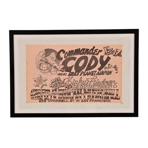 Commander Cody Poster