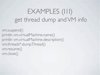 Introduction To Youdebug Scriptable Java Debugger Ppt
