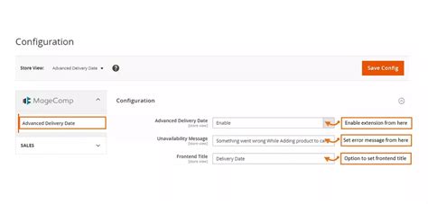 Magento 2 Advanced Delivery Date Extension Custom Delivery Date
