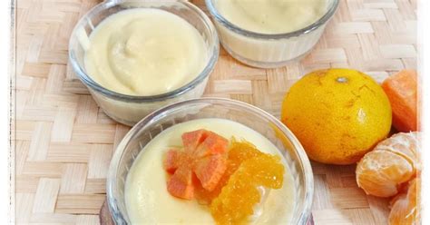 Resep Puding Maizena Wortel Jeruk Snack MPASI Oleh Aini Mama 2N 2R