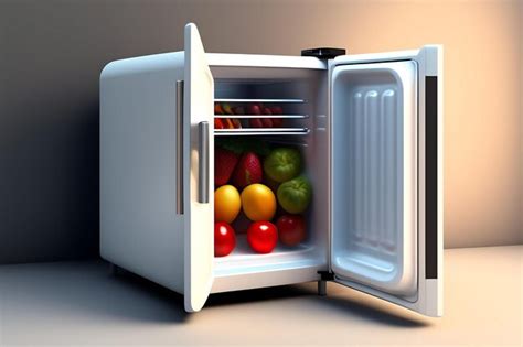 Premium Photo Fridge Isolated On White Background