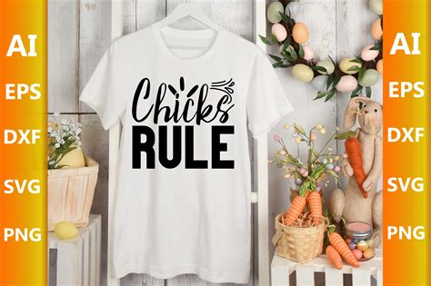Chicks Rule Graphic By Mockupstory24 · Creative Fabrica