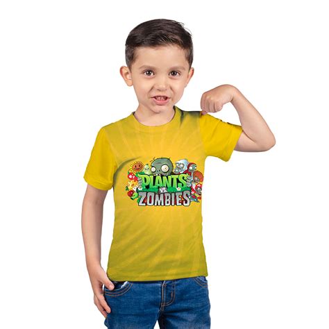 Camiseta Plants V S Zombies Ni O Atipic