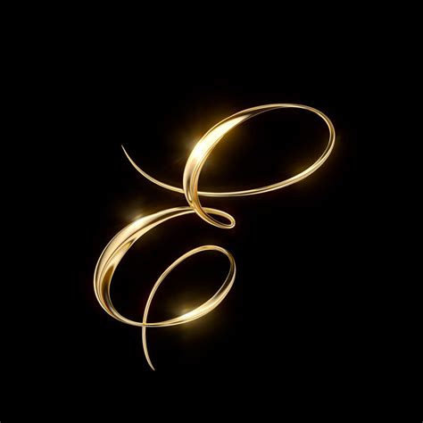 Gold E Gold Logo Design Black And Gold Aesthetic Gold Aesthetic