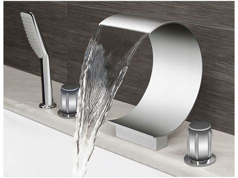BATERIA WANNOWA STOJĄCA 5 OTWOROWA CHROM WODOSPAD 8337034369 oficjalne archiwum Allegro