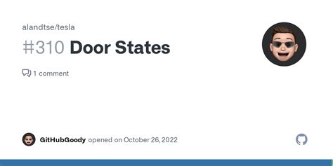 Door States · Issue 310 · Alandtsetesla · Github