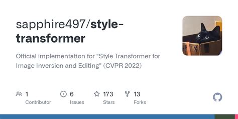 Github Sapphire497style Transformer Official Implementation For Style Transformer For Image