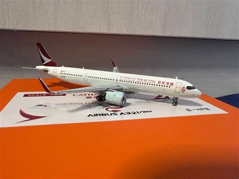 國泰港龍航空 A321 Neo Cathay Dragon 1400 飛機模型 Plane Model Airbus 空中巴士 興趣及遊戲
