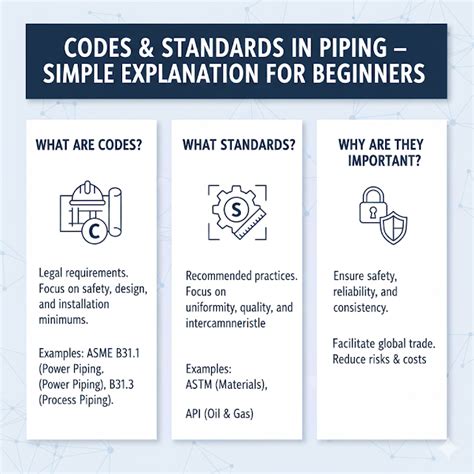 Codes And Standards In Piping Simple Explanation For Beginners Piping