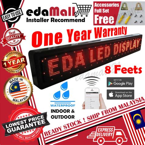 LED Display Signboard P WIFI Outdoor Message Running Screen Sign Board Cm Lazada