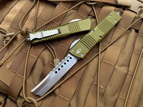 Microtech Combat Troodon Tactical Black Warhound Ntl