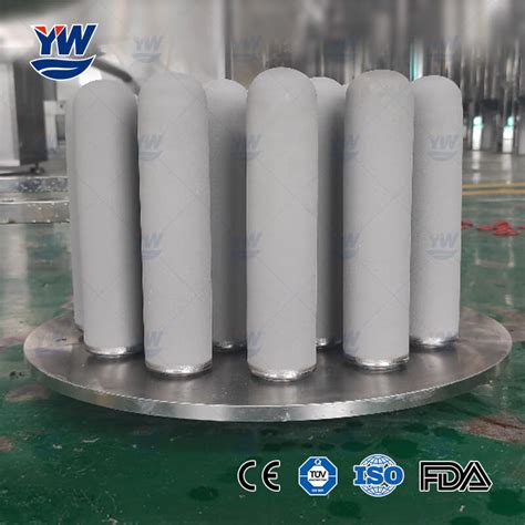 316l Titanium Rod Filter For Industrial Oil Filter Purification Yuwei