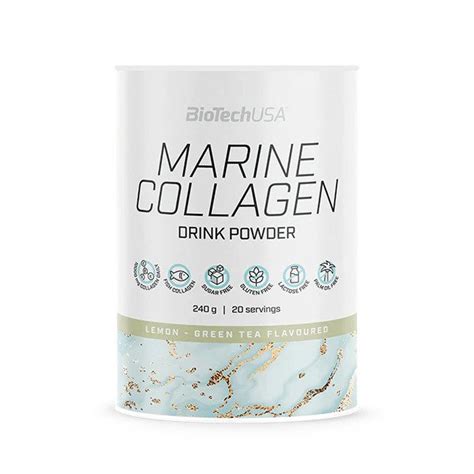 Biotechusa Marine Collagen Lemon Green Tea 240g Eco Supplements