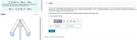 Solved Pls Part B Sum Text This Equation Is The P