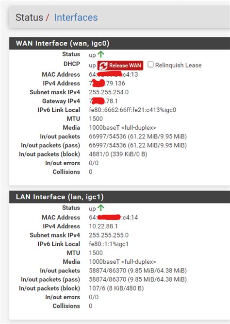 Wan Keeps Disconnecting Every 5 Mins New Setup Comcast Rpfsense