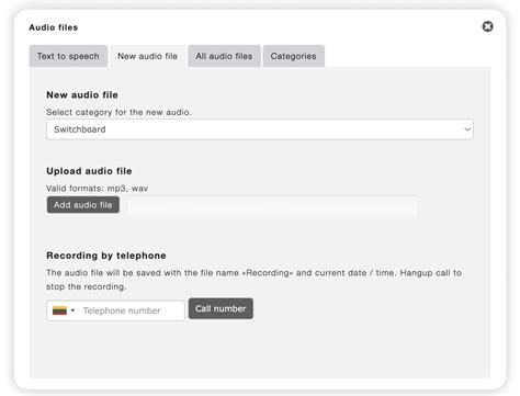Audio Files Telia Smart Connect