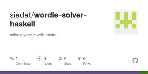 GitHub Siadat Wordle Solver Haskell Solve A Wordle With Haskell