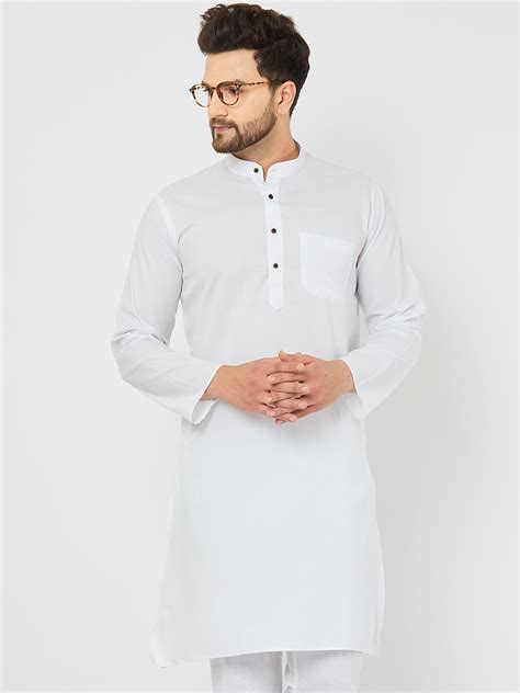 Buy Armaan Ethnic Men Solid White Kurta Kurtas For Men 19465362 Myntra