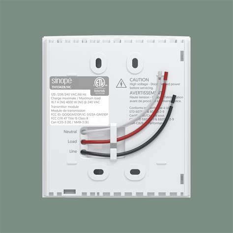 Thermostat Zigbee Pour Plinthes électriques Avec écran Couleur Sinopé