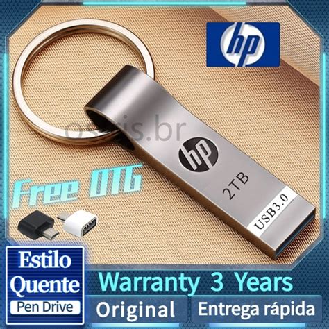 Pendrive 2tb Original Hp Usb 3 0 Flash Pen Drive Velocidade Promoção