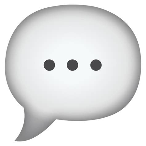 Iphone Text Bubble Emoji Smartphone Messaging App User Interface With