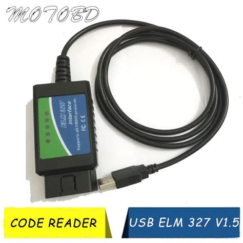 New ELM USB V Car Diagnostic USB Cable Interface Supports All OBD Protocols For