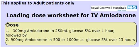 Ask Dis Administration Of Iv Amiodarone