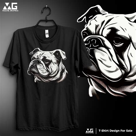 T Shirt Design For Bull Dog Masterbundles