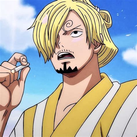 Sanji One Piece Sanji Mustache Sanji Pfp Pre Timeskip Sanji Wano