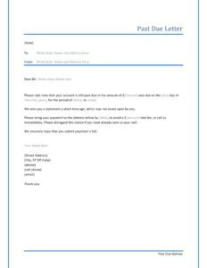 Amazing Collection Letter Example RedlineSP