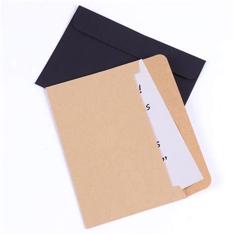 Wenqi Vintage Retro European Style Stationary Kraft Paper Invitation
