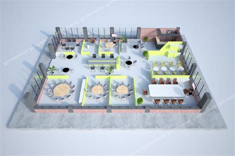 Office 3d Layout Plan 3d Model Cgtrader