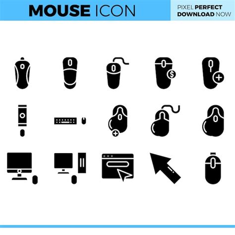 premium vector vector mouse icon set