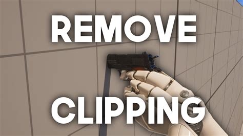 How To Prevent Clipping In Your Fps Game Unreal Engine 5 Youtube