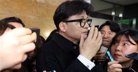 한동훈 윤 면담 이후 국회 복귀면담 결과 질문에 함구