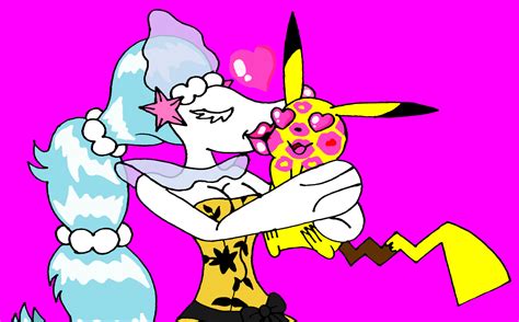 Primarina Smooching Pikachu Silly By Rodan5693 On Deviantart