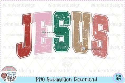 Christian Quote Retro Sublimation Jesus Graphic By WinnieArtDesign