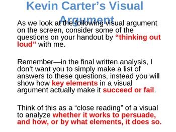 Analyzing Visual Arguments By Wendy Turner Teachers Pay Teachers