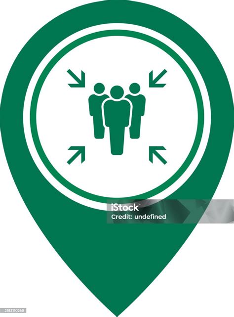 Emergency Evacuation Assembly Point Sign Assembly Point Icon Safety