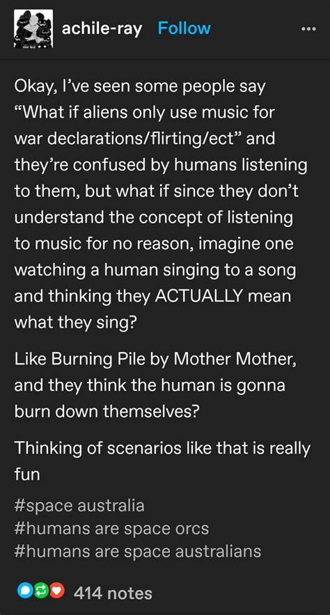 Humans Are Space Orcs Tumblr Writing Inspiration Prompts Space
