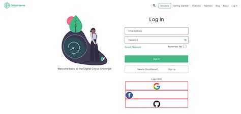 Ui Login Page Revamp Issue 3634 CircuitVerse CircuitVerse GitHub