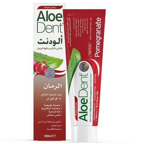 Aloedent Toothpaste Triaction Pomegranate 100 Ml