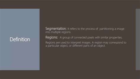 Region Based Image Segmentation Pptx