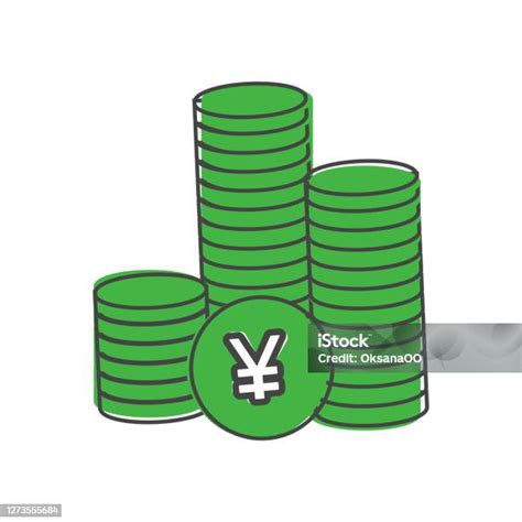 Icône De La Monnaie Yen De Largent En Yens Symbole Du Modèle Japonais