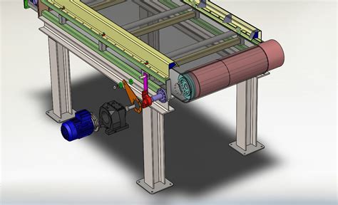 Esteira皮带输送机3d模型图纸 Igs格式 Keryi