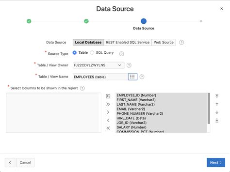 Oracle Apex Create Report With Form With Region Display Selector