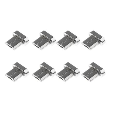 Conector Micro Usb De Punta Magnética De 8 Paquetes Para Sincronización