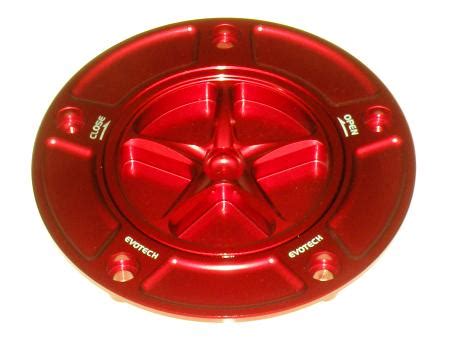 Evotech Deckel für Benzintank Kawasaki rot Tekno Parts Ltd Shop