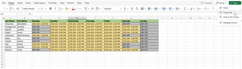 How To Make Employees Schedule In Excel Sheetaki