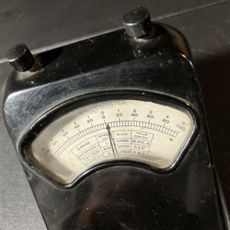 Vintage Welch Lab Galvanometer Welch Scientific Company Usa With